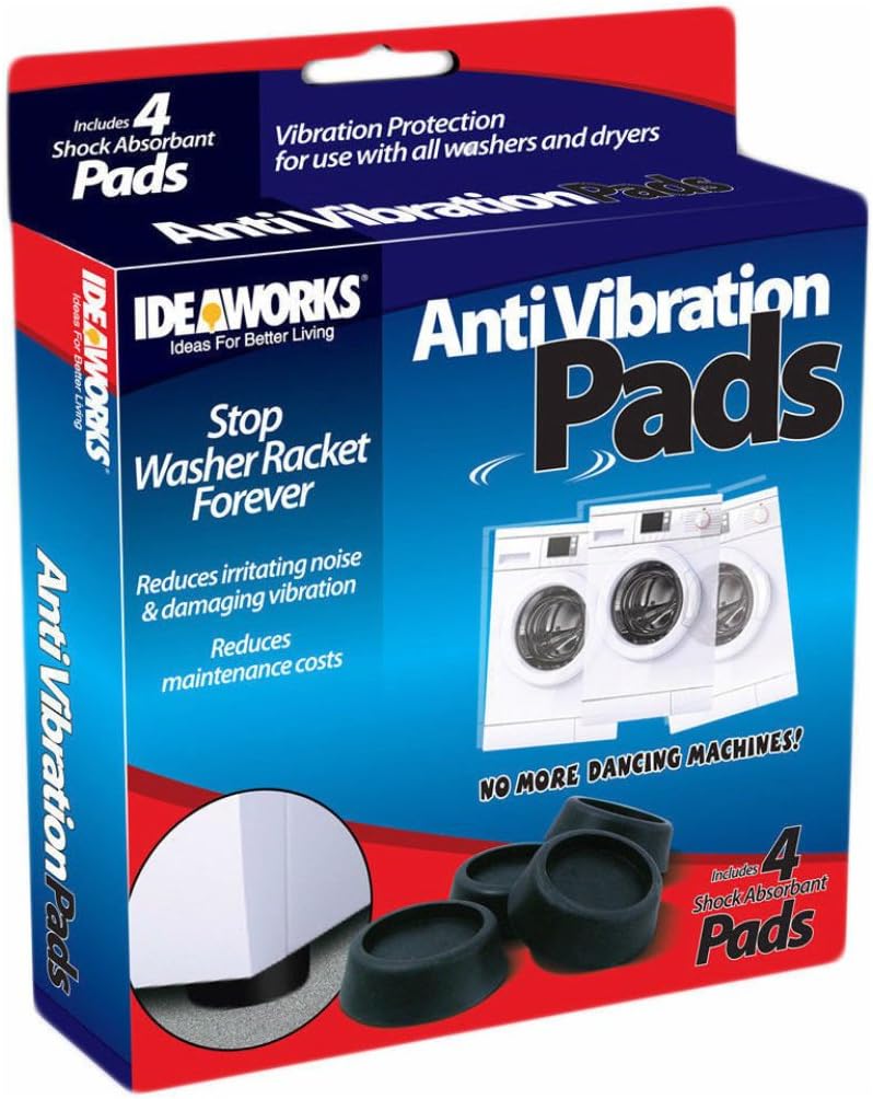 Amazon.com: 4X Rubber Anti Vibration Pads Washer Dryer Machines Reduce ...