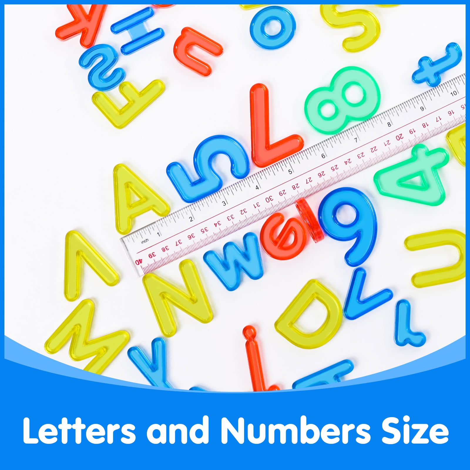Snapklik.com : Odoorgames 66 Pcs Translucent Letters And Numbers About ...
