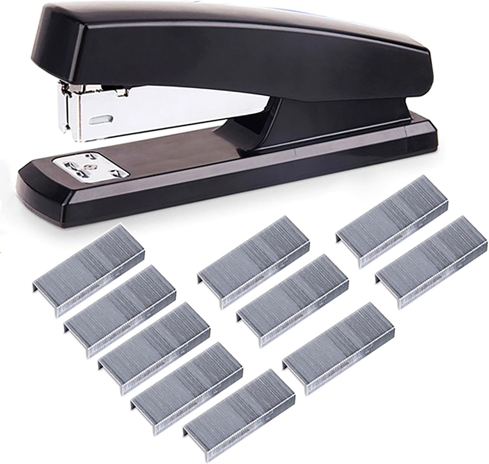 Amazon.com : Amazon Basics Stapler with 1000 Staples - Black : Office ...
