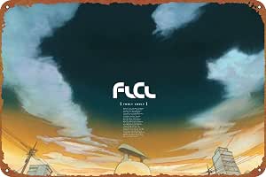 Amazon.com : Flcl Posters Tin Signs Retro Metal Movie Tins for Bar Pub ...