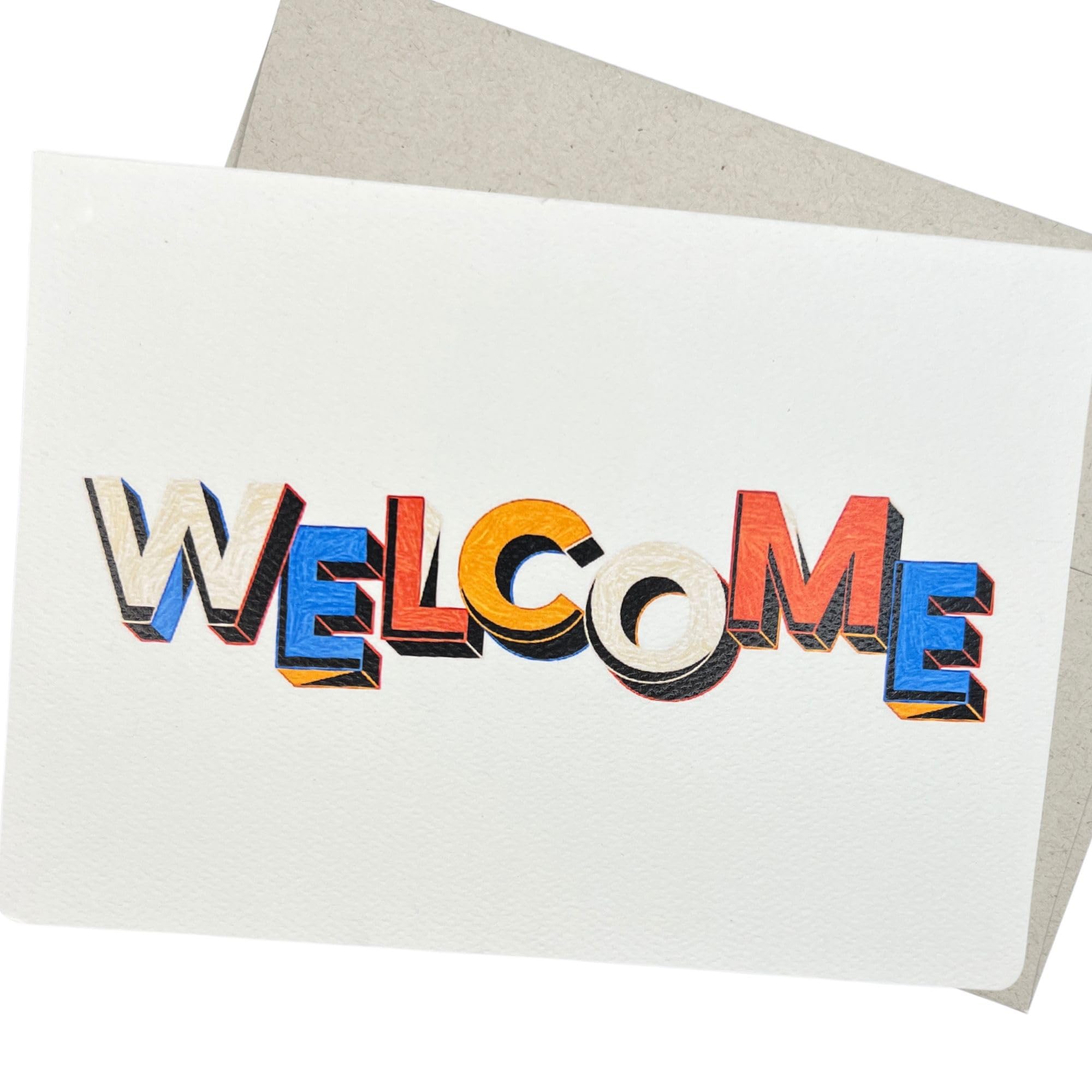 Amazon.com : Whitman and Daughter Welcome Card with Envelope (7X5 ...