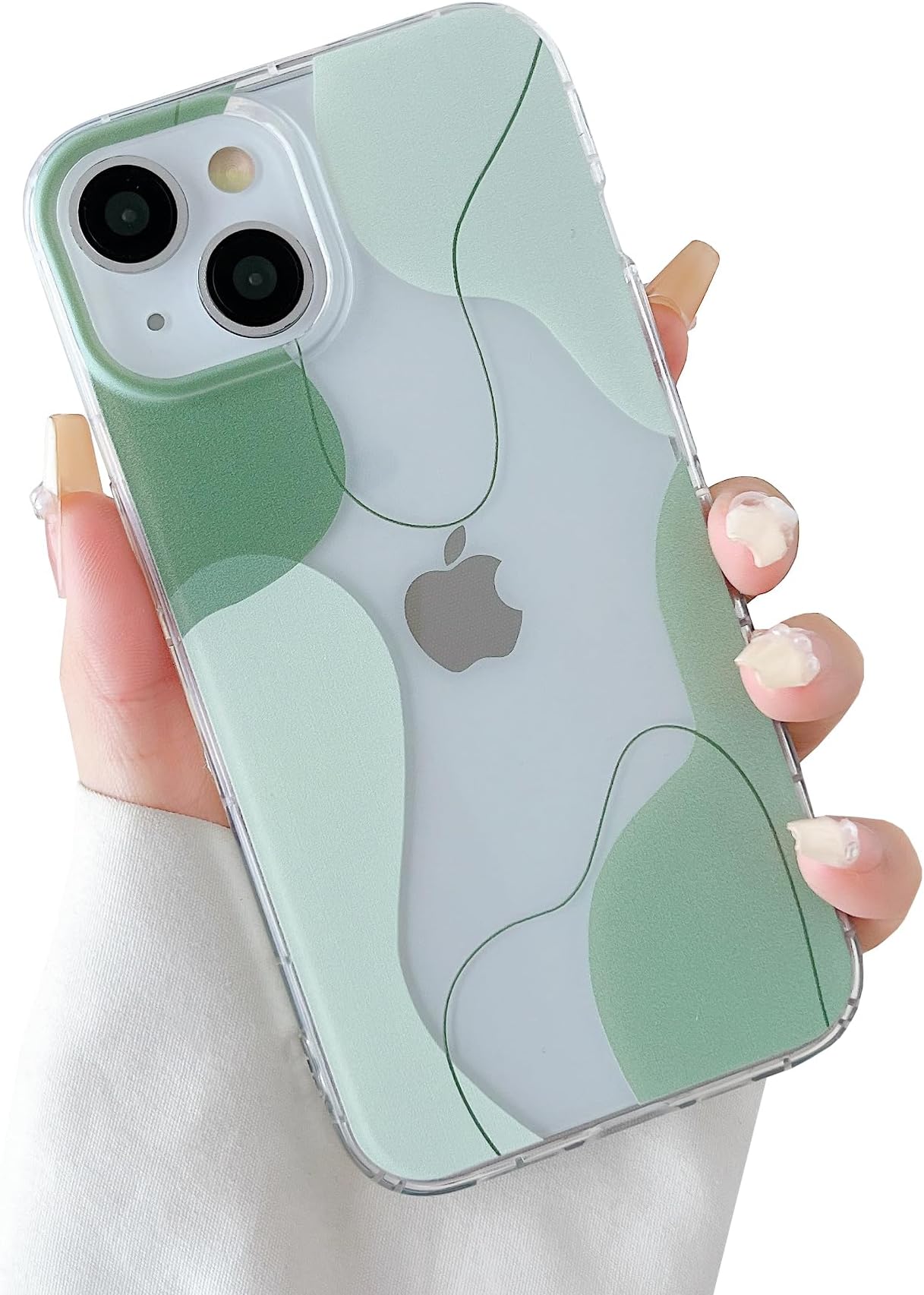 DEFBSC Compatible with iPhone 15 Case, Soft Shaped Art Design with ...