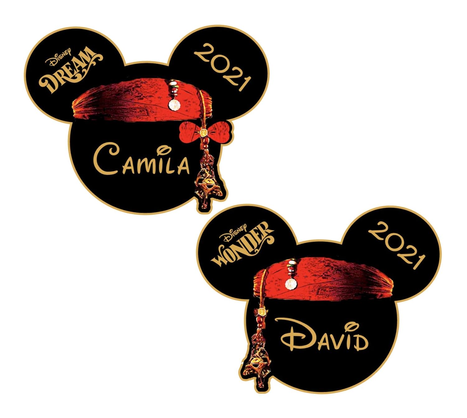 Amazon.com: Personalized Pirates Magnets for Disney Cruise Cabin Door ...