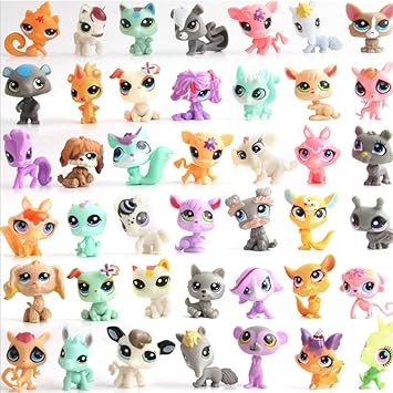 Amazon.com: 20 Pcs Miniature Animal Pet Miniature Pet Doll Desktop ...