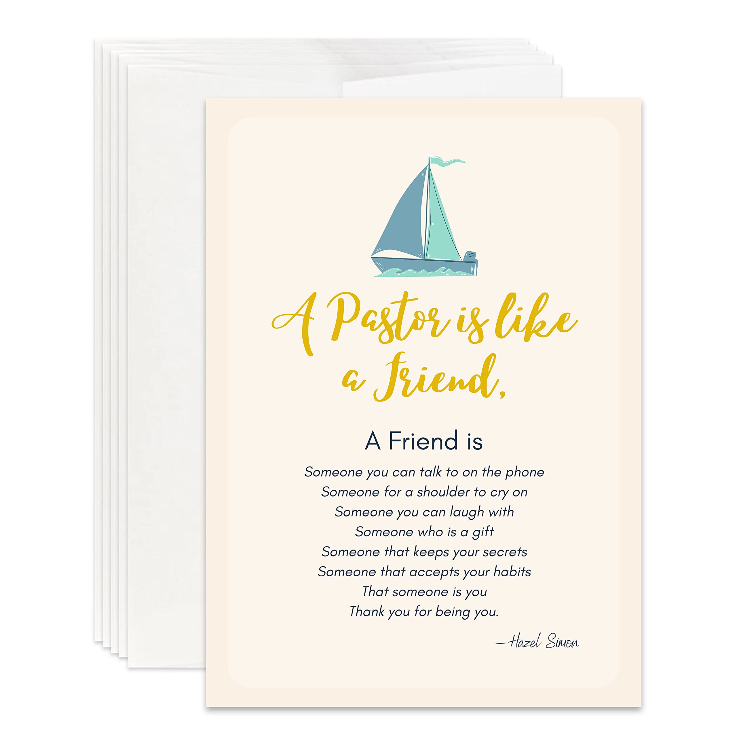 Thank You Pastor Card