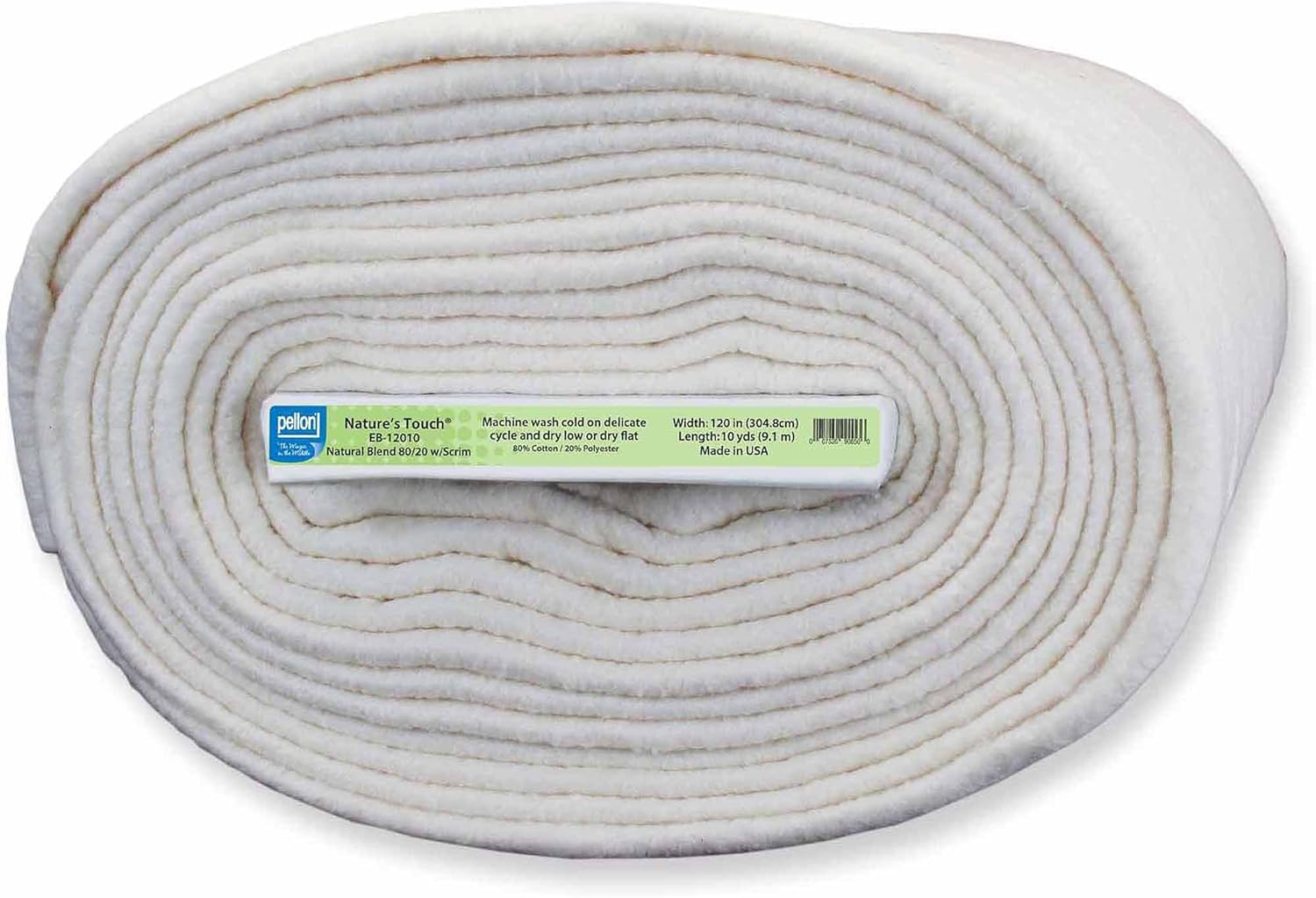 Amazon.com: Pellon Nature's Touch Natural Blend 80/20 Batting with ...