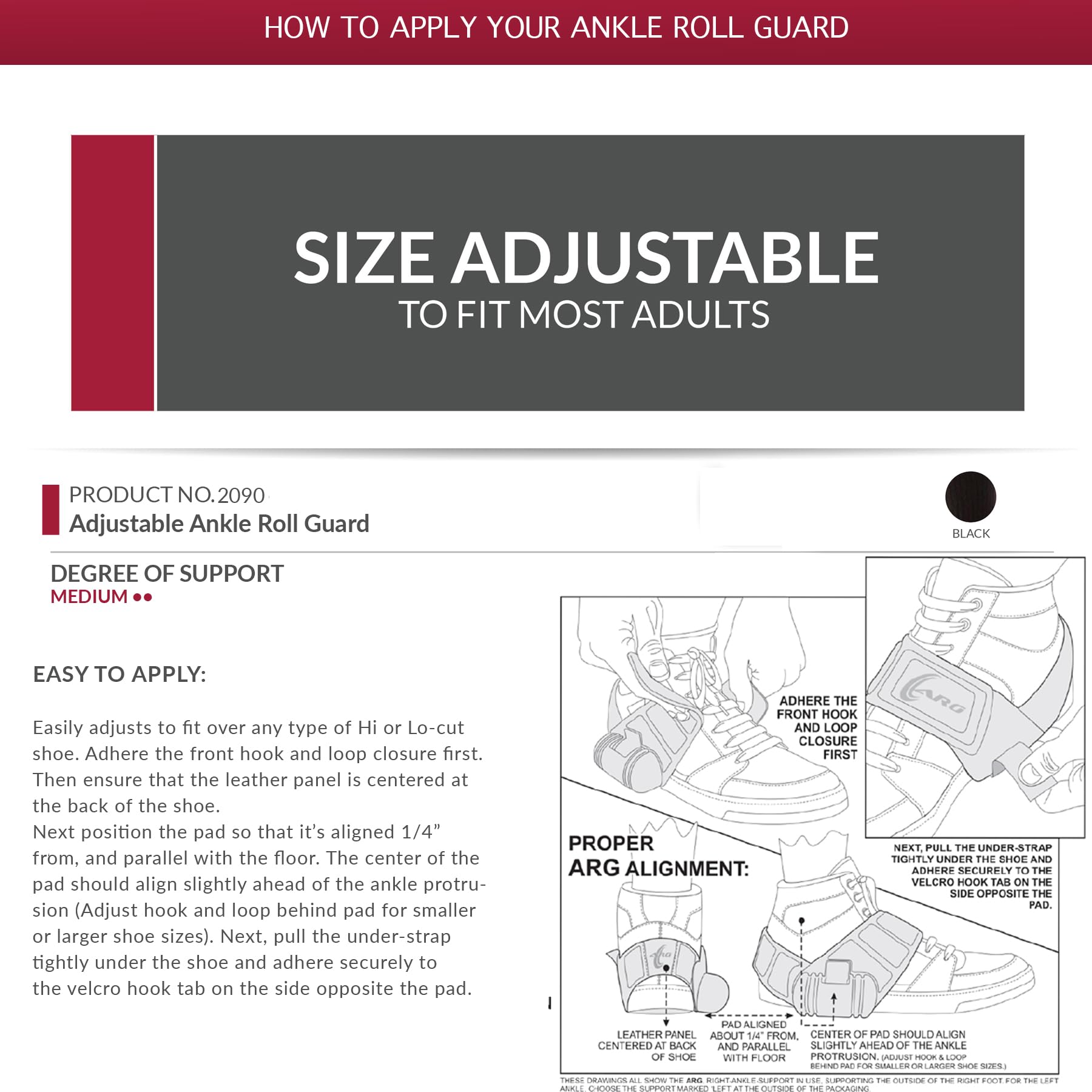 Snapklik.com : Ankle Roll Guard, Patented Ankle And Foot Injury ...