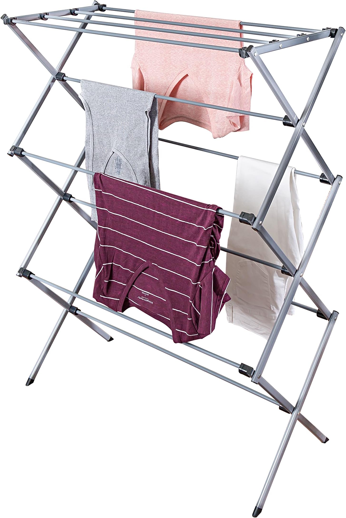 Amazon.com: Whitmor Oversized Metal Drying Rack, Silver : Home & Kitchen