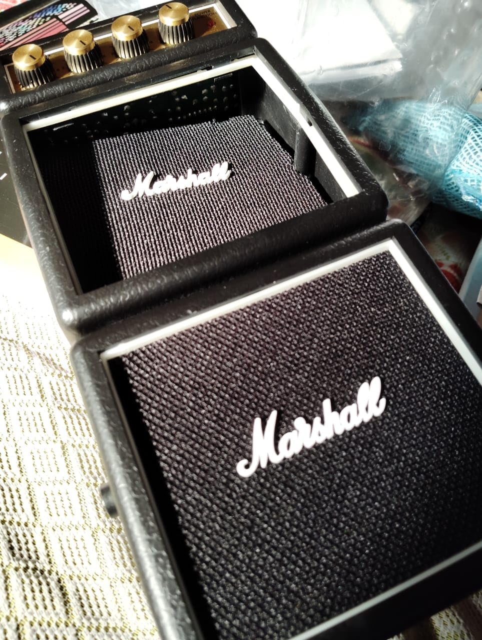 Marshall MS4 Mini Micro Full Stack Battery Amplifier : Amazon.in: Musical Instruments