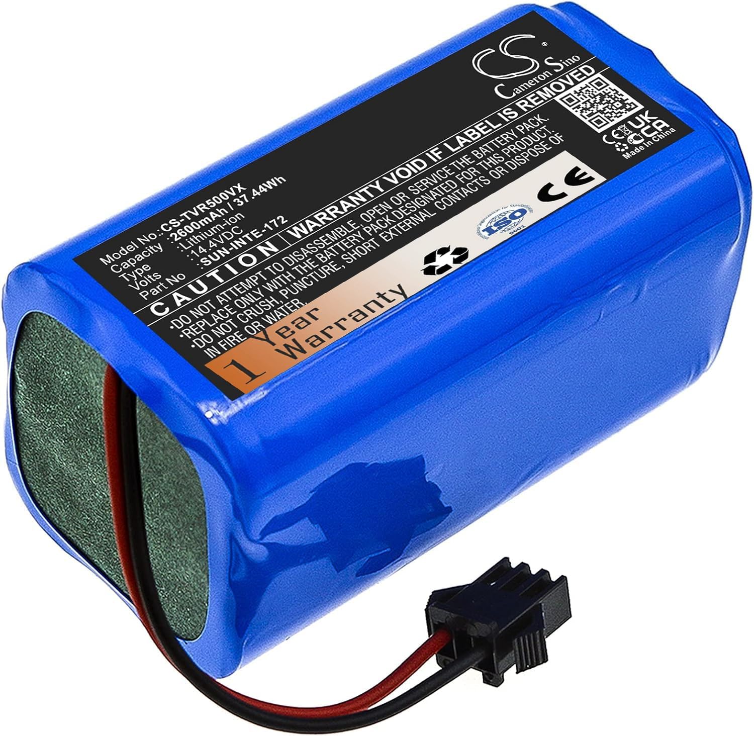 Amazon.com: Enyuly 2600mAh Replacement Battery for Ionvac SmartClean ...