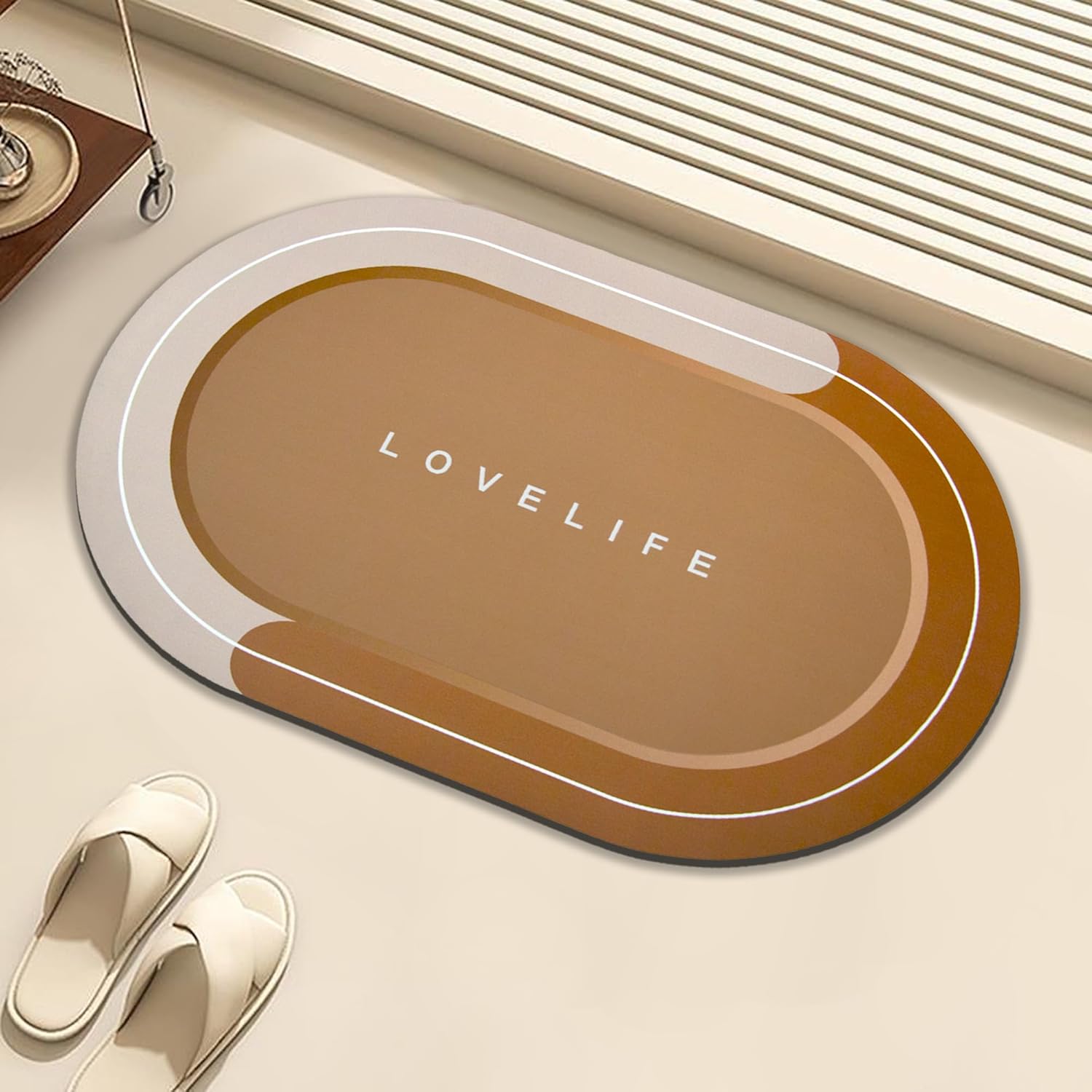 Amazon.com: YCTMALL Rubber Bath mats Quick-Drying Non-Slip Bathroom mat ...