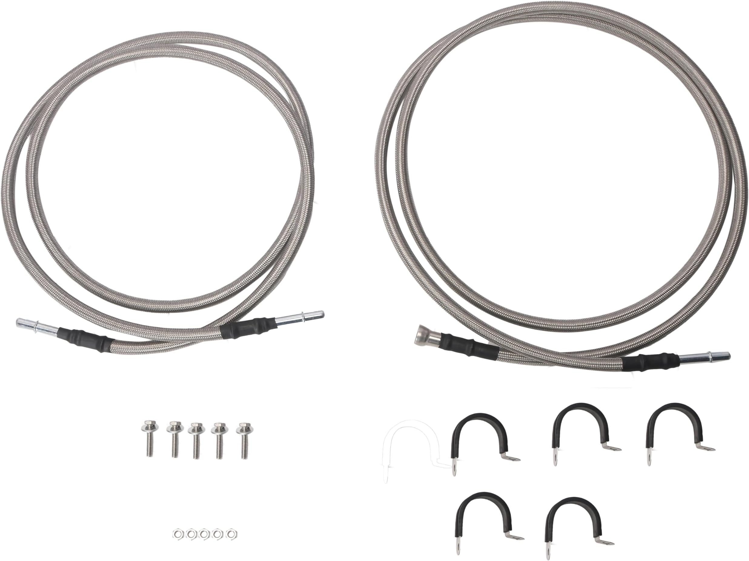 Amazon.com: 819-846 Flexible Stainless Steel Braided Fuel Line ...