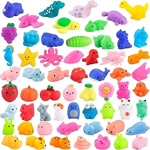 Amazon.co.jp: PNIOTAIN 18 Pcs Squeeze Toy Animal Stress Relief Squeeze ...