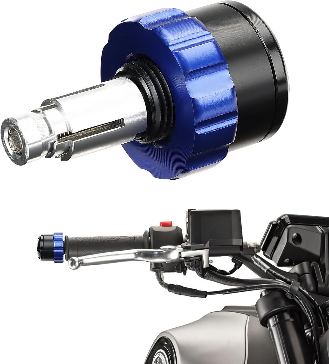 Buy Kemimoto Motorcycle Cruise Control Throttle Lock Handlebar Plugs Grip Bar End Caps Throttle