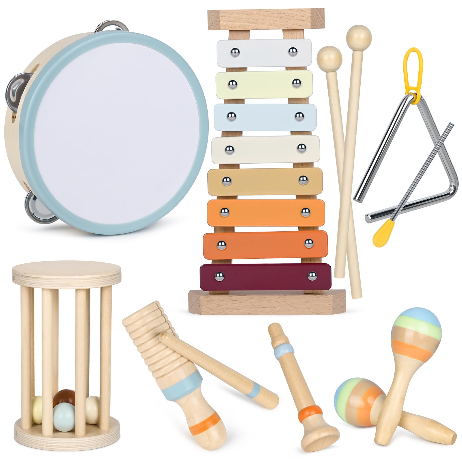 Amazon.com: Kleikyerel Toddler Musical Instruments, Montessori Baby ...