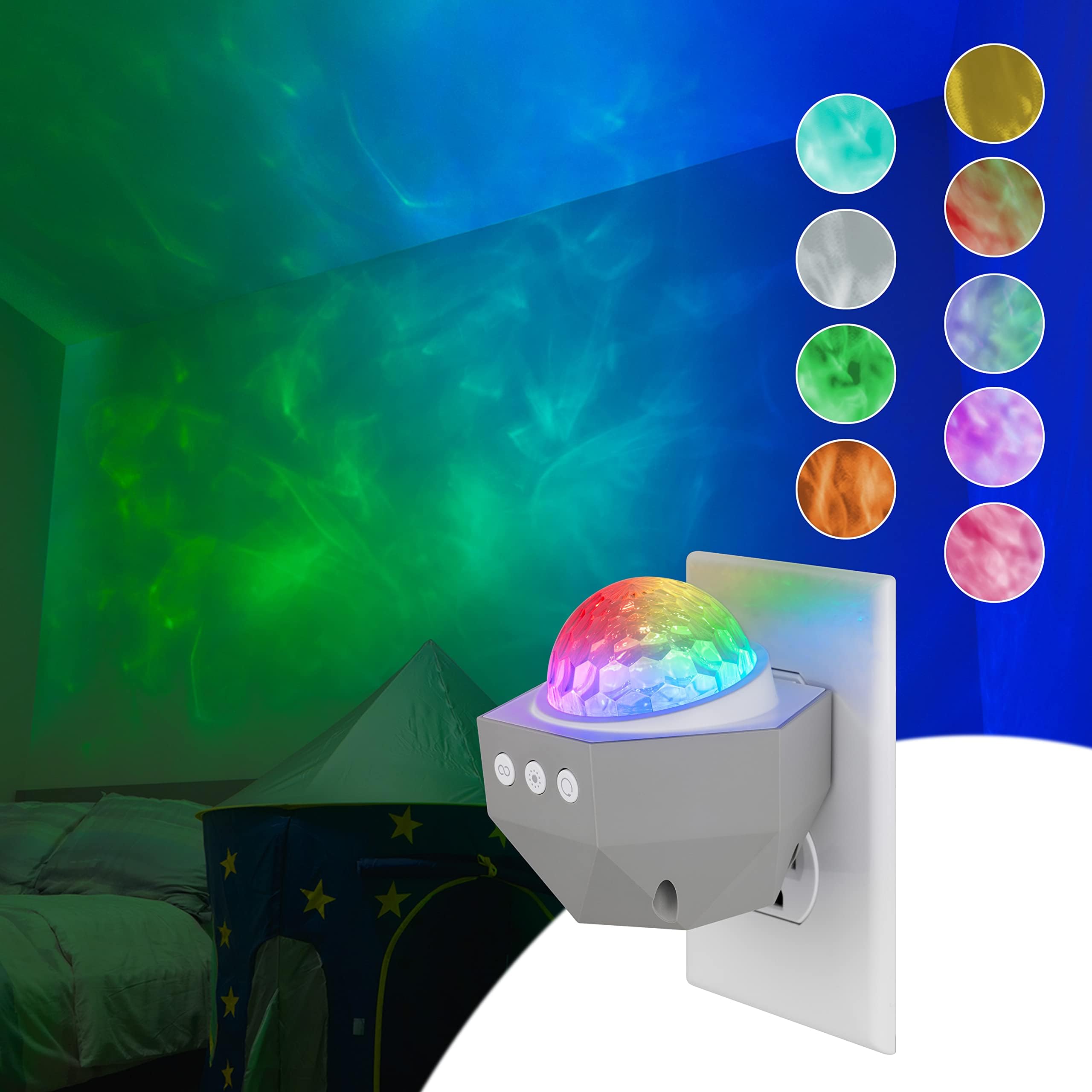Amazon.com: GE LED Moon and Star Night Light, Night Light for Kids, Tap ...