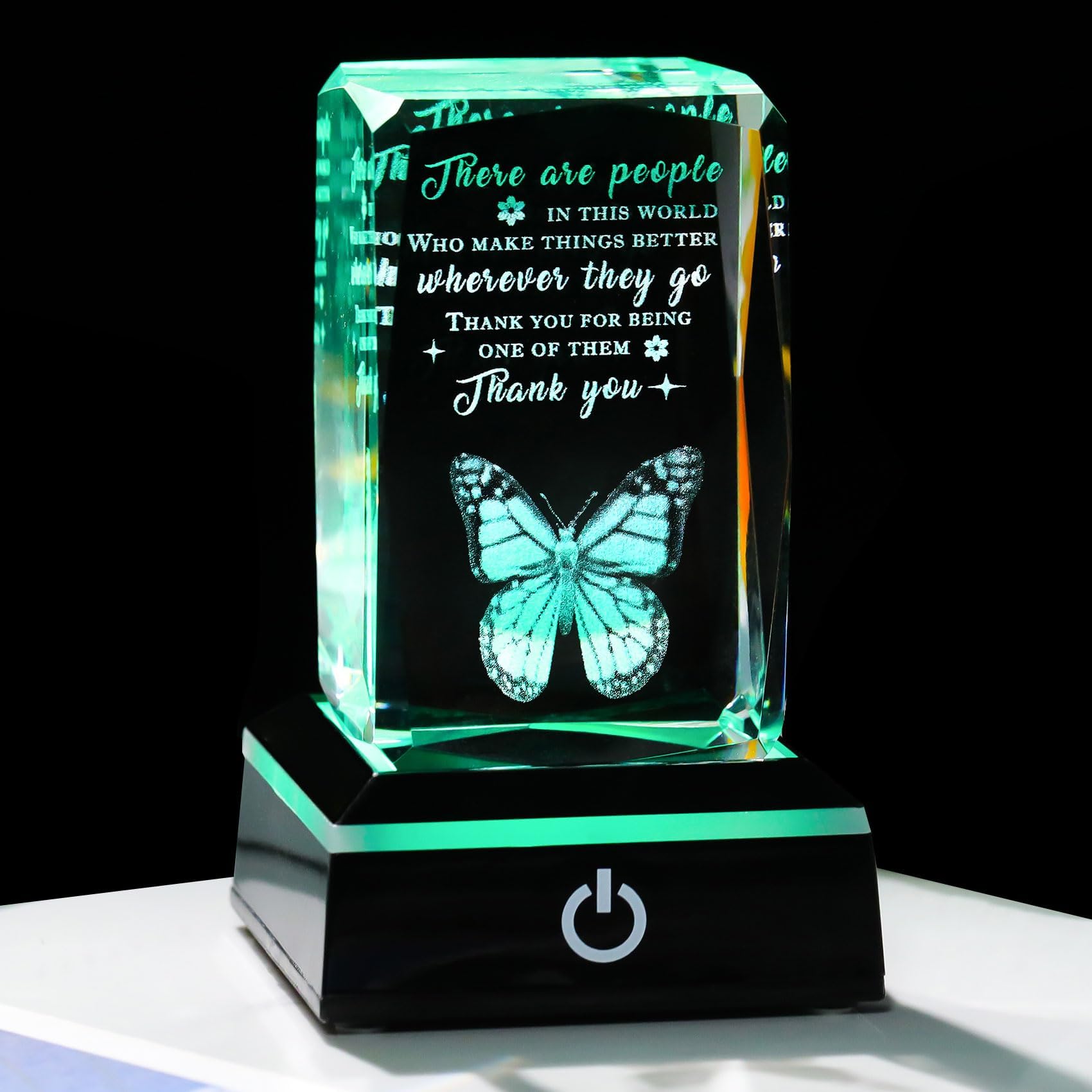 Amazon.com: Movdyka Thank You Gifts for Women 3D Crystal Keepsake with ...