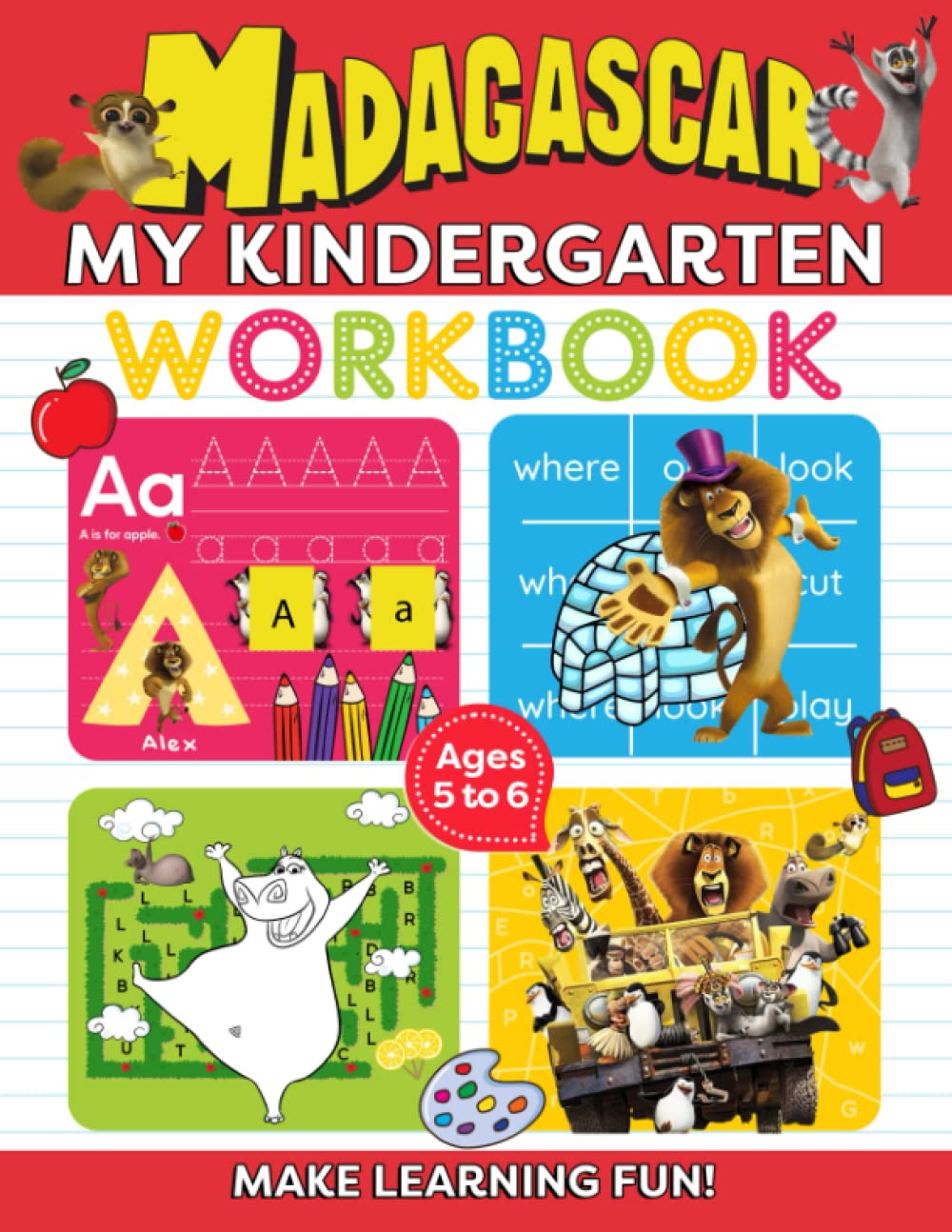 Buy Madacar My Kindergarten Workbook: Fantastic An Advanced ing Words ...
