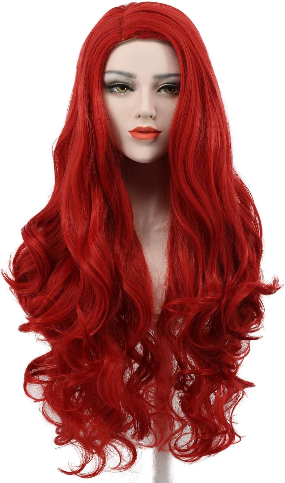 Amazon.com: ColorGround Women’s Long Wavy Brown Prestyled Cosplay ...