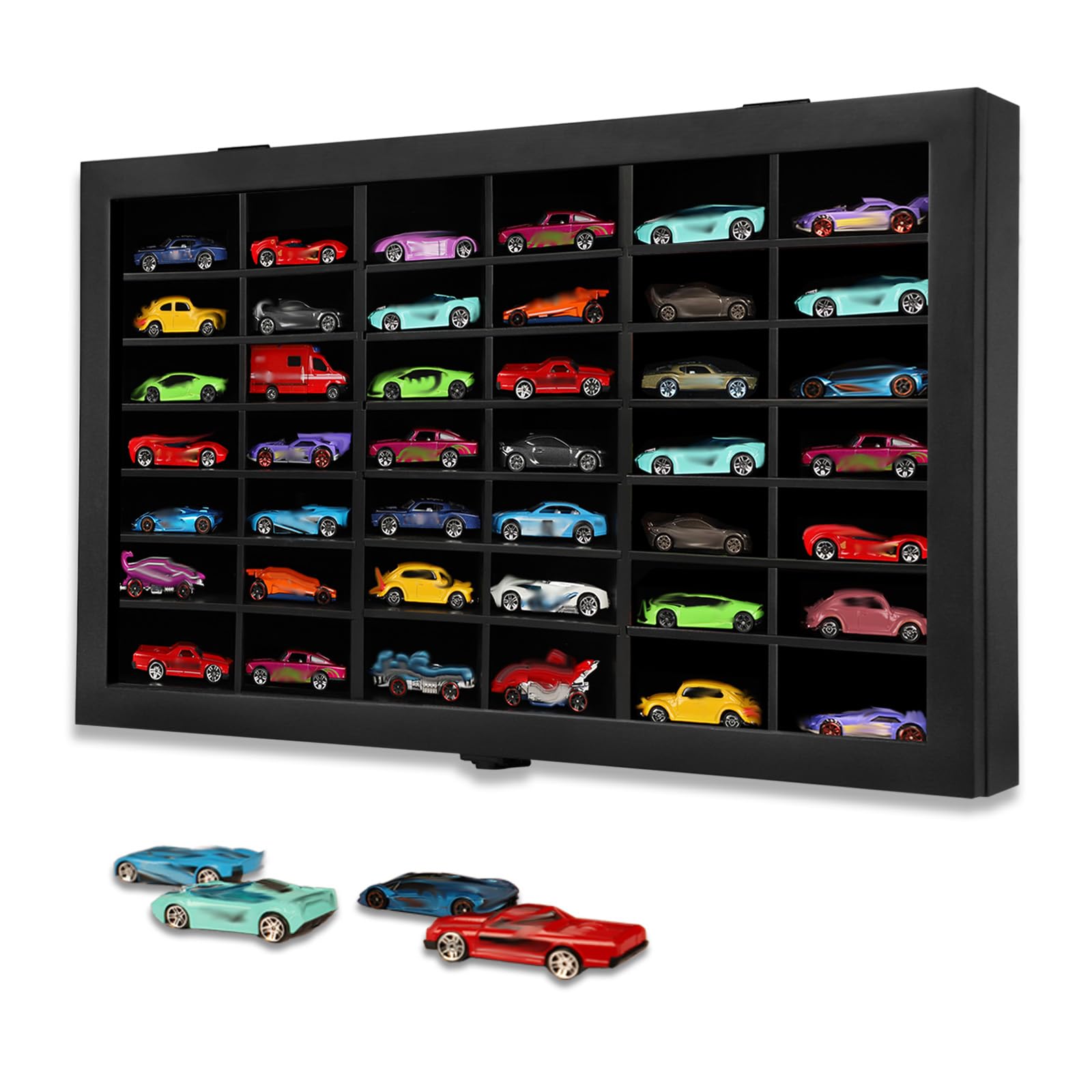 Amazon.com: 1/64 Diecast Toy Car Display Case Model Car Organizer ...