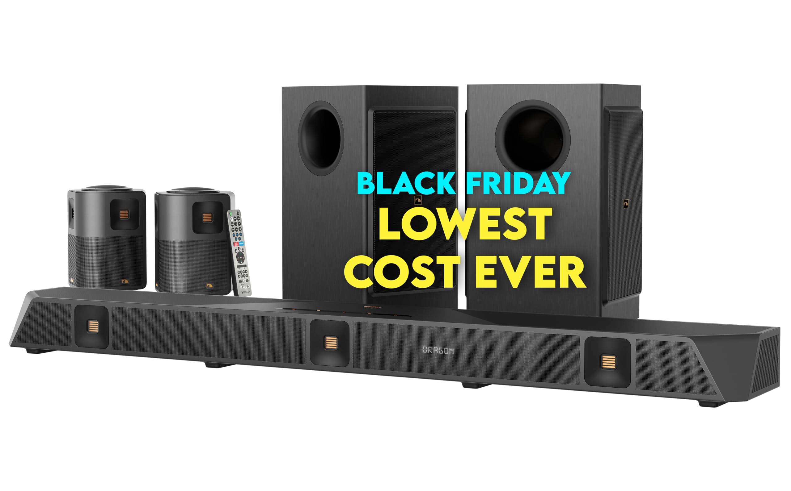 Amazon.com: Nakamichi Dragon 11.4.6 Home Surround Sound System with ...