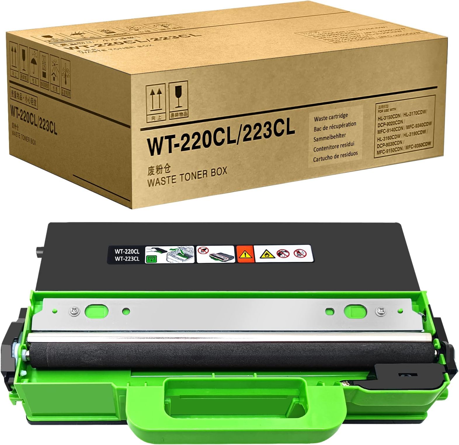 Amazon.com: Brother Printer WT220CL Waster Toner Box Toner : Office ...