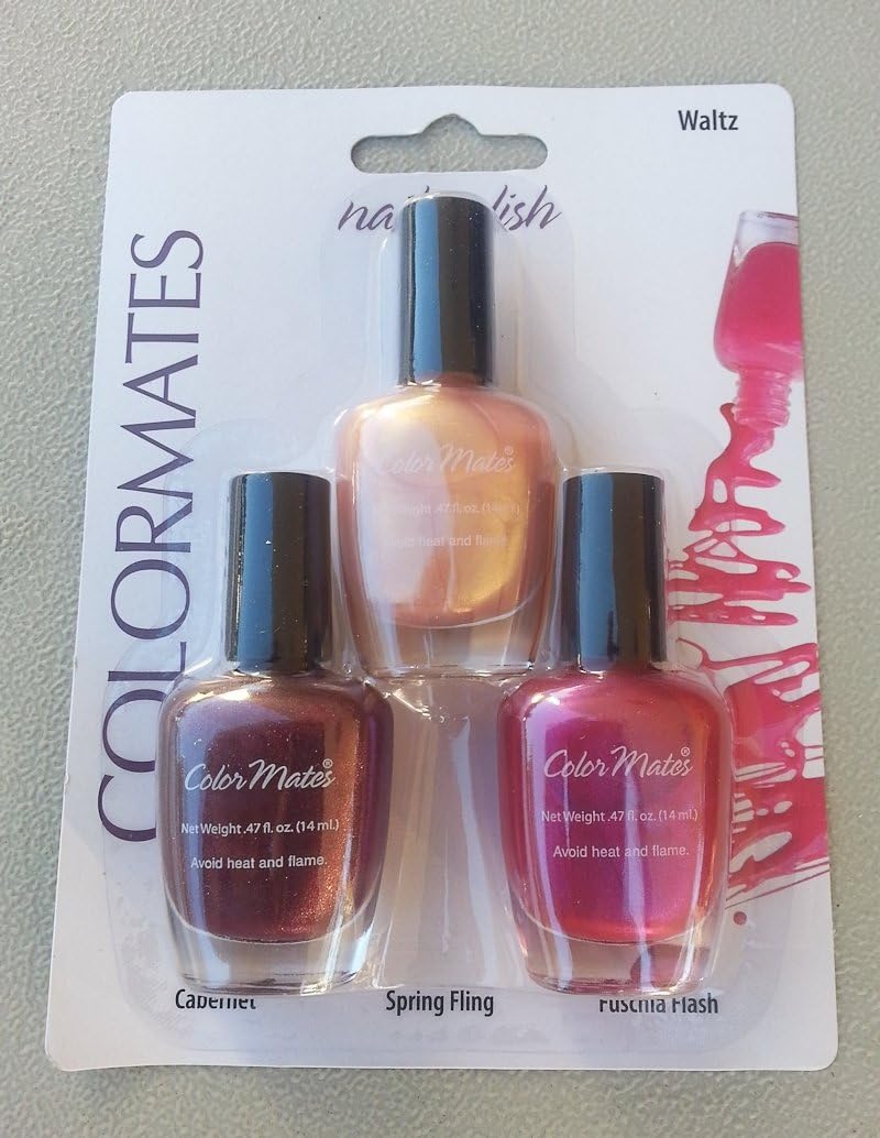 Amazon.com: Colormates Nail Polish Waltz Collection (3 for Price of 1 ...