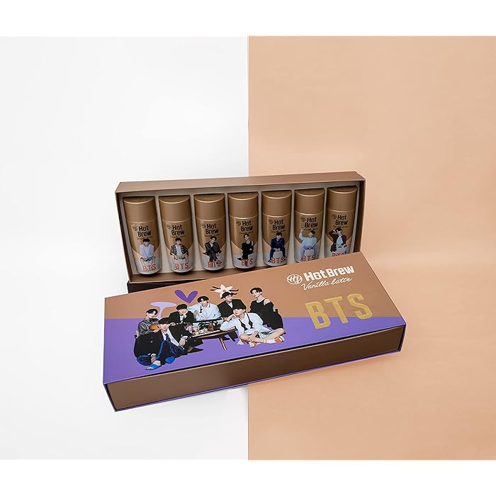 Buy BTS HY HOT BREW Vanilla Latte Gift Set (DRINK BTS COFFEE AND WATCH ...
