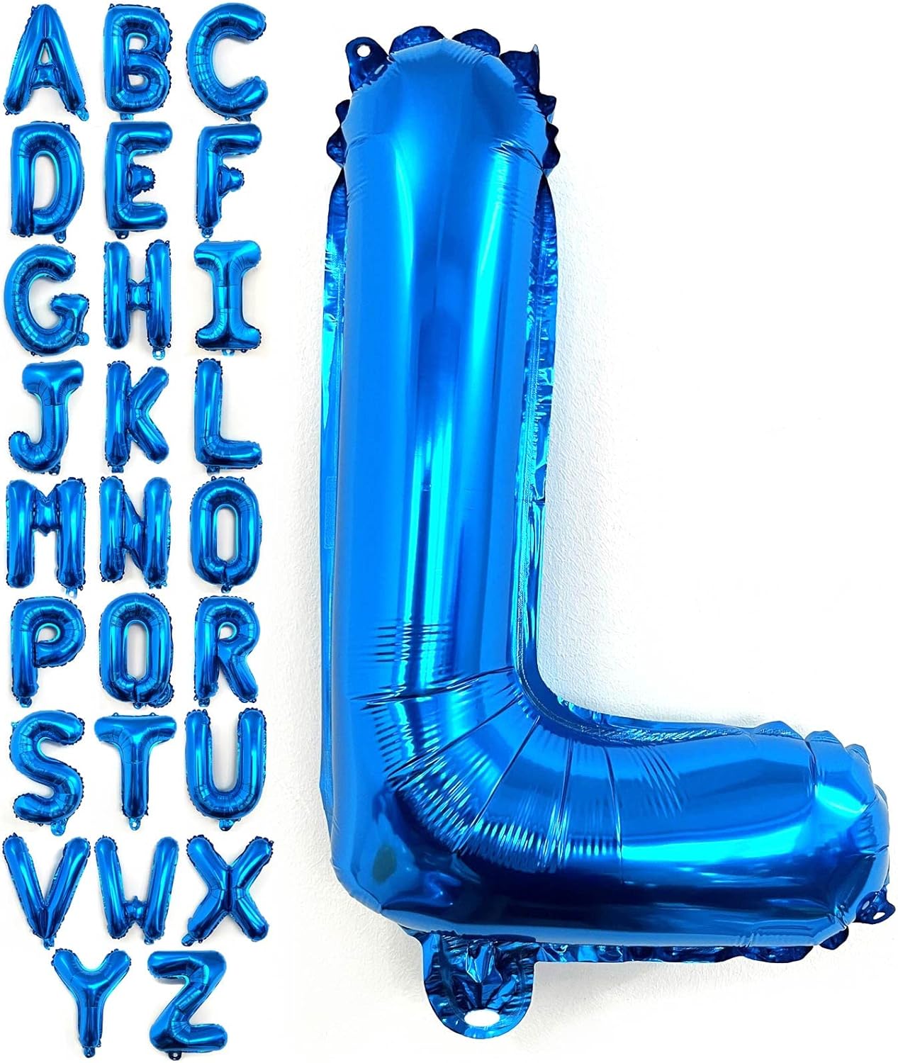 Amazon.com: Lovoir 40 Inch Large Blue Letter L Balloons Big Size Jumbo ...