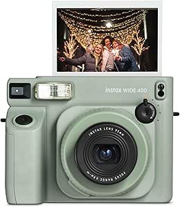 Amazon.com : Fujifilm INSTAX Wide 400 Instant Camera - Sage Green ...