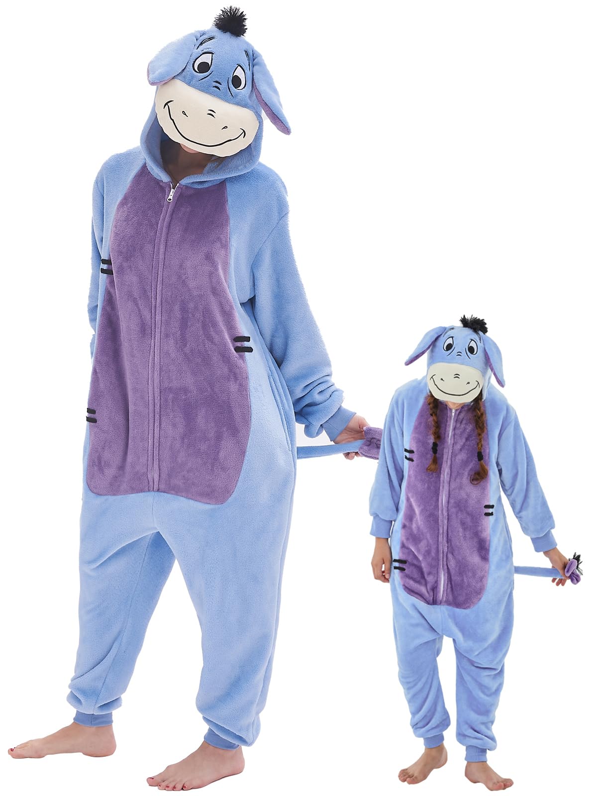 Snapklik.com : GONAAP Unisex Adult Eeyore Onesie Pajamas Animal One ...