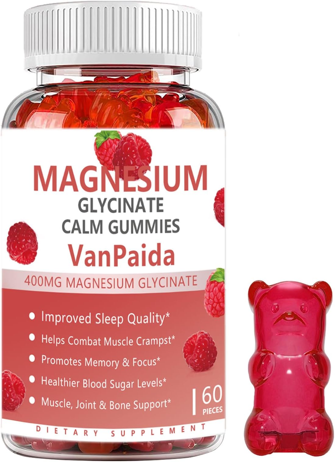Amazon.com: Bunkka Magnesium Glycinate Gummies - Sugar Free Magnesium ...