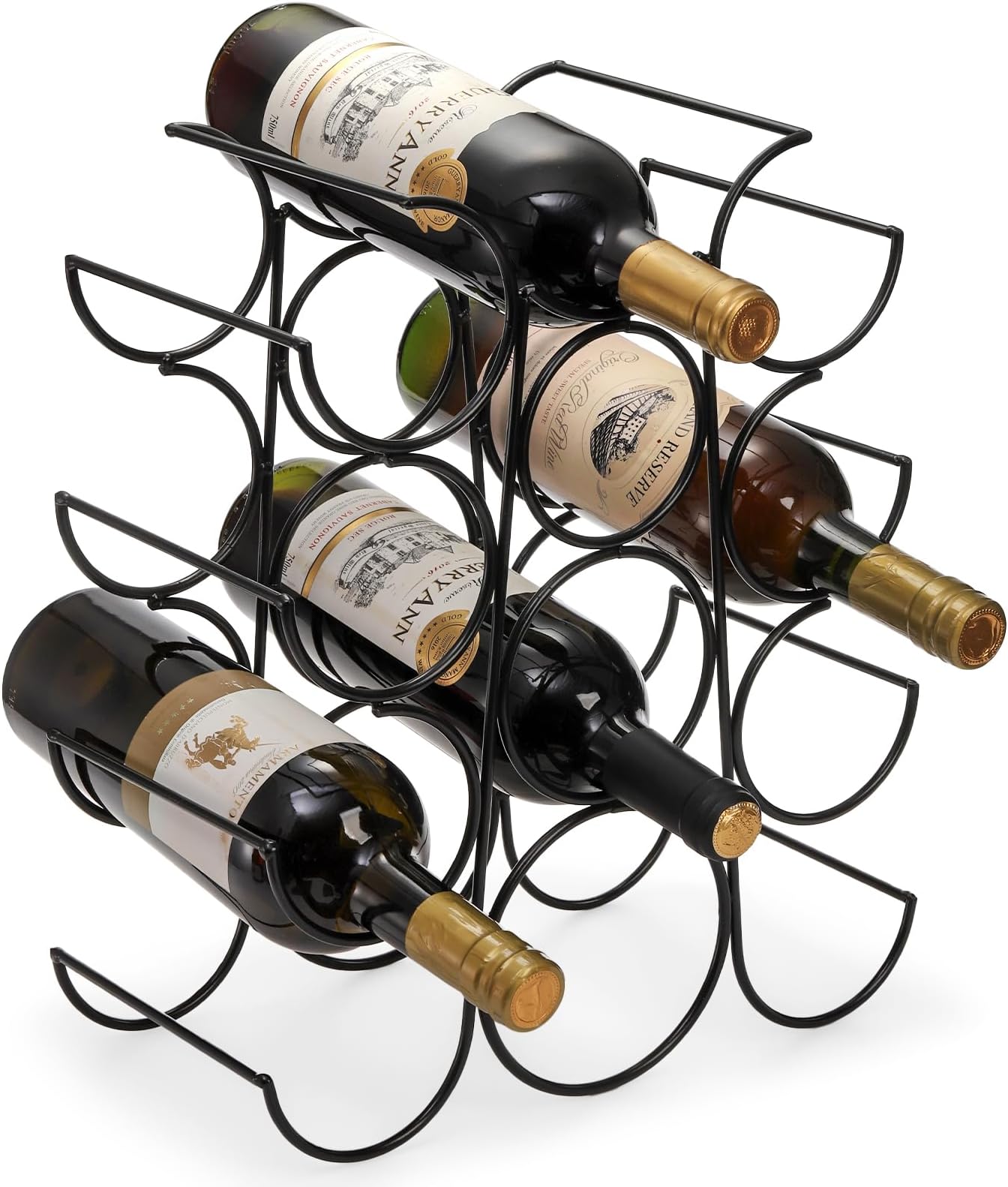 Amazon.com: SODUKU Wine Racks Countertop, Wine Holder Countertop Wine ...