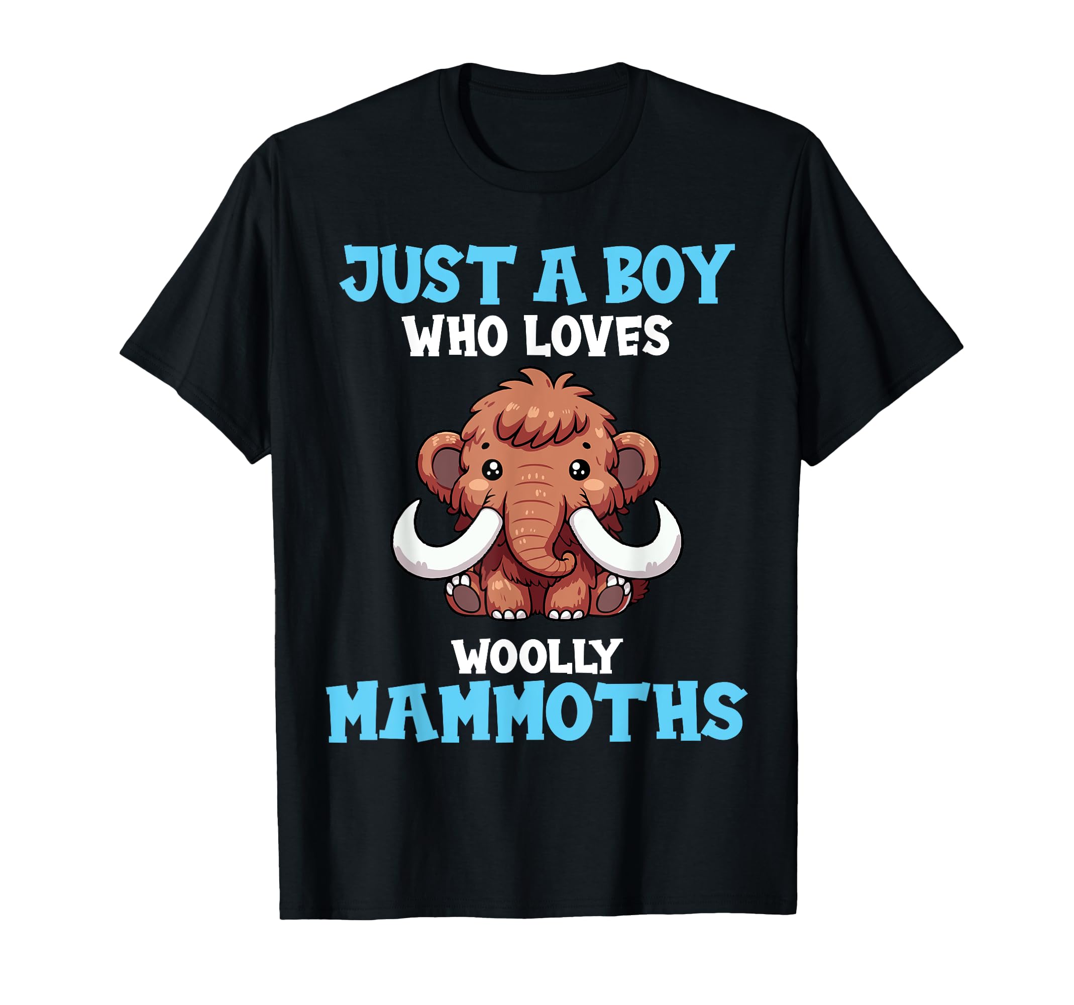Amazon.com: Woolly Mammoth Costume For Boys Who Love Mammoths T-Shirt ...