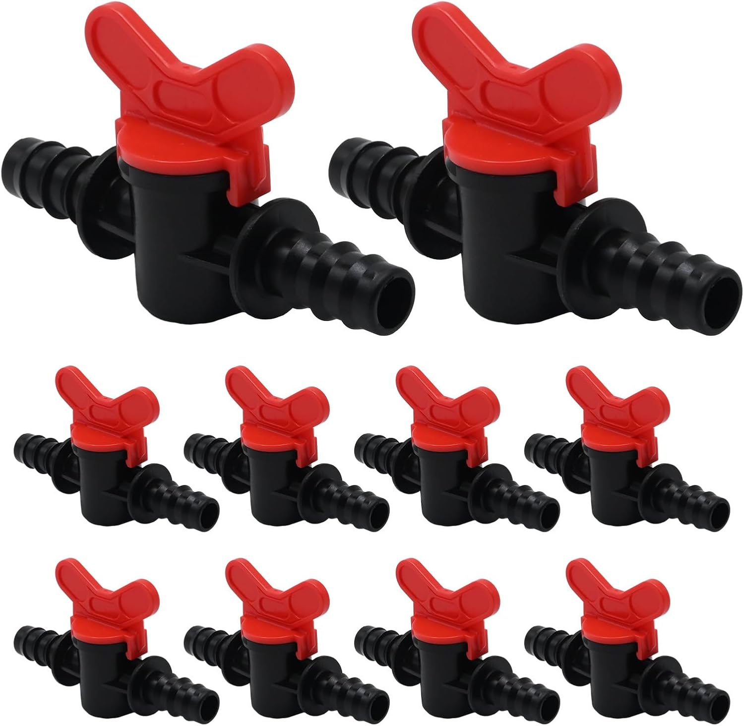 Amazon.com : VIKKSAER 10 Pack 1/2 Inch Drip Irrigation Barbed Ball ...