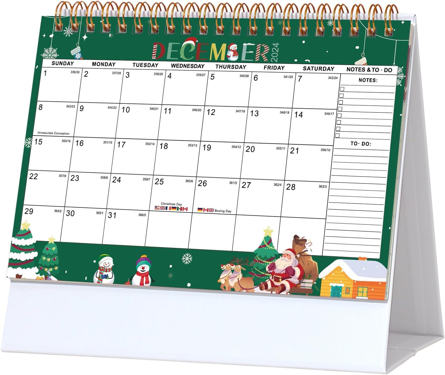 Amazon.com : Desk Calendar 2025, Desktop Calendar Runs From Now until ...