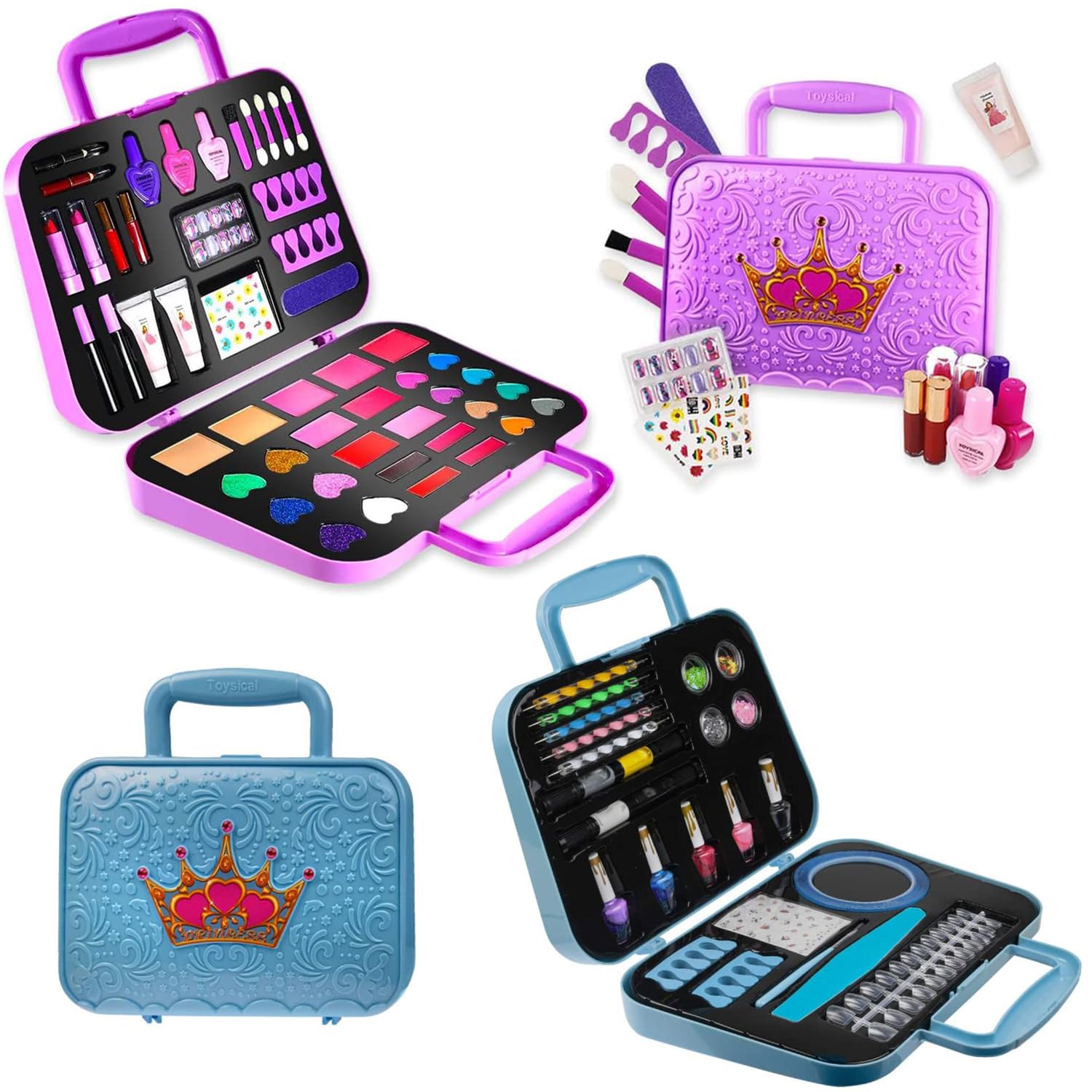 Amazon.com : Toysical Nail Art Kit for Girls - Girls Nail Polish Sets ...