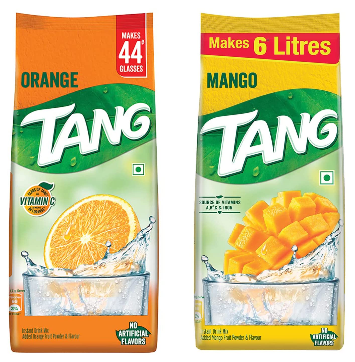 Cadbury Tang Instant Drink Mix Orange And Mango 750G Each : Amazon.in ...