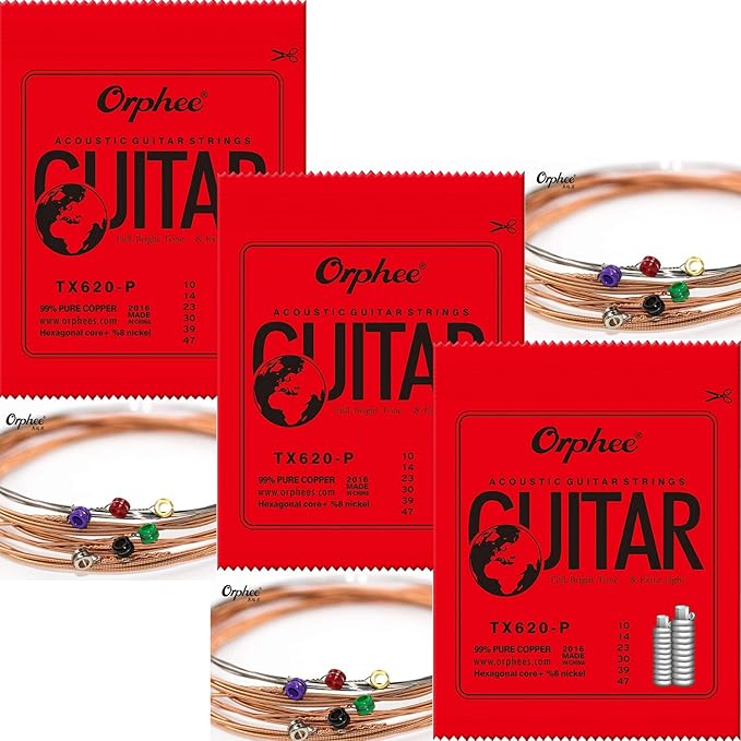 Amazon.com: 3 Packs Orphee TX620-P Colorful Ball-End Pure Copper ...