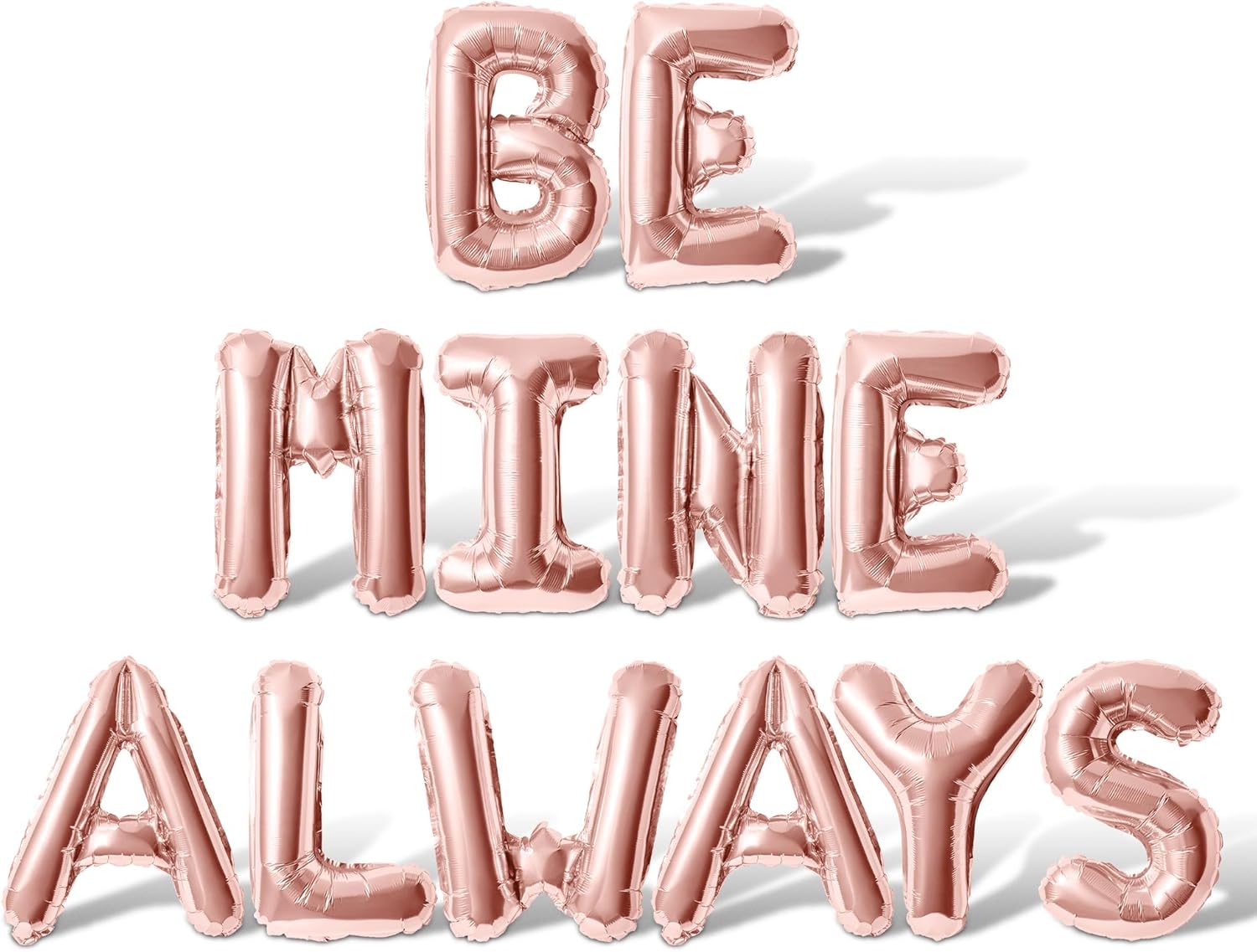 Amazon.com: Letter Balloons - BE MINE ALWAYS 16" Inch Alphabet Letters ...