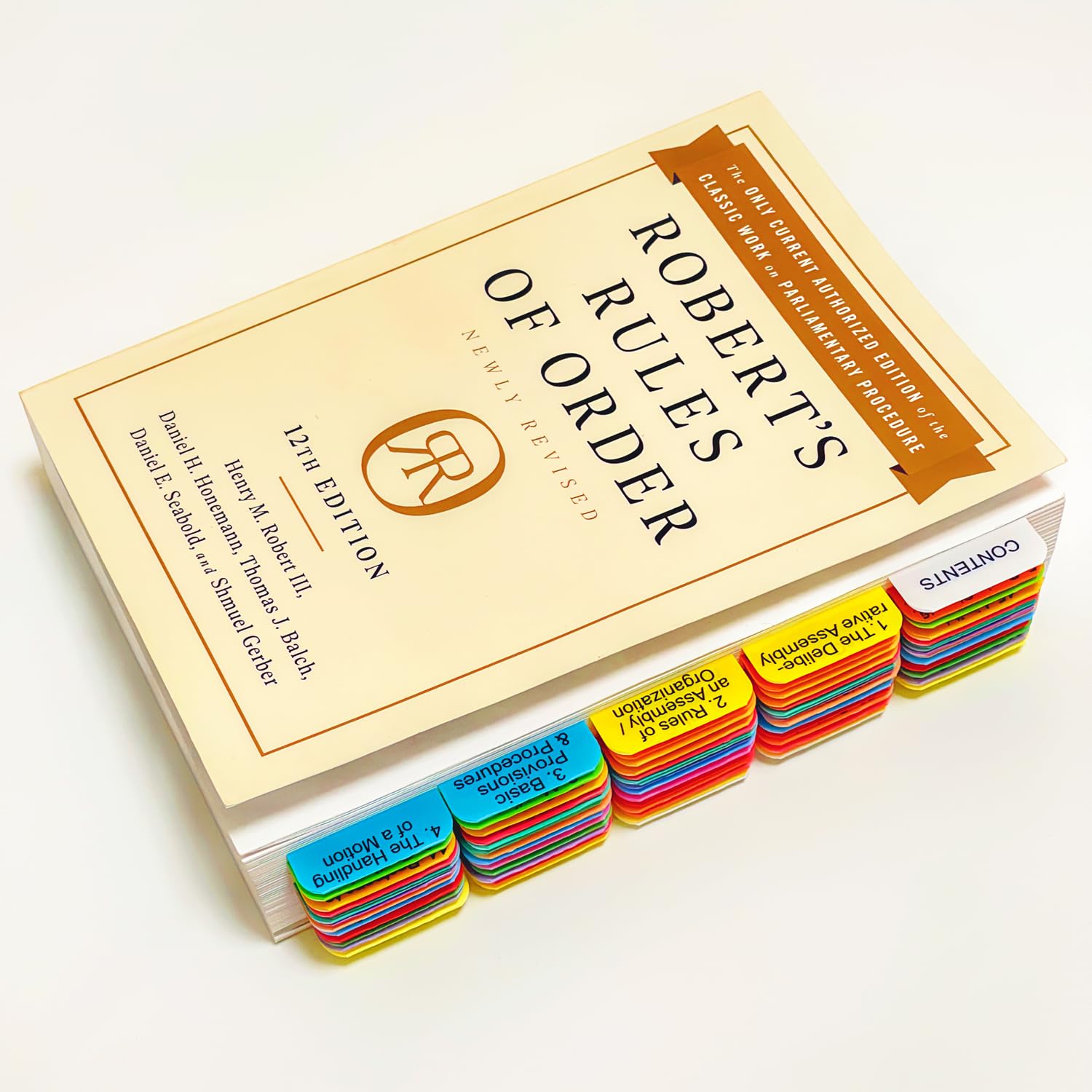 Snapklik.com : Index Tabs For Roberts Rules Of Order Newly Revised ...
