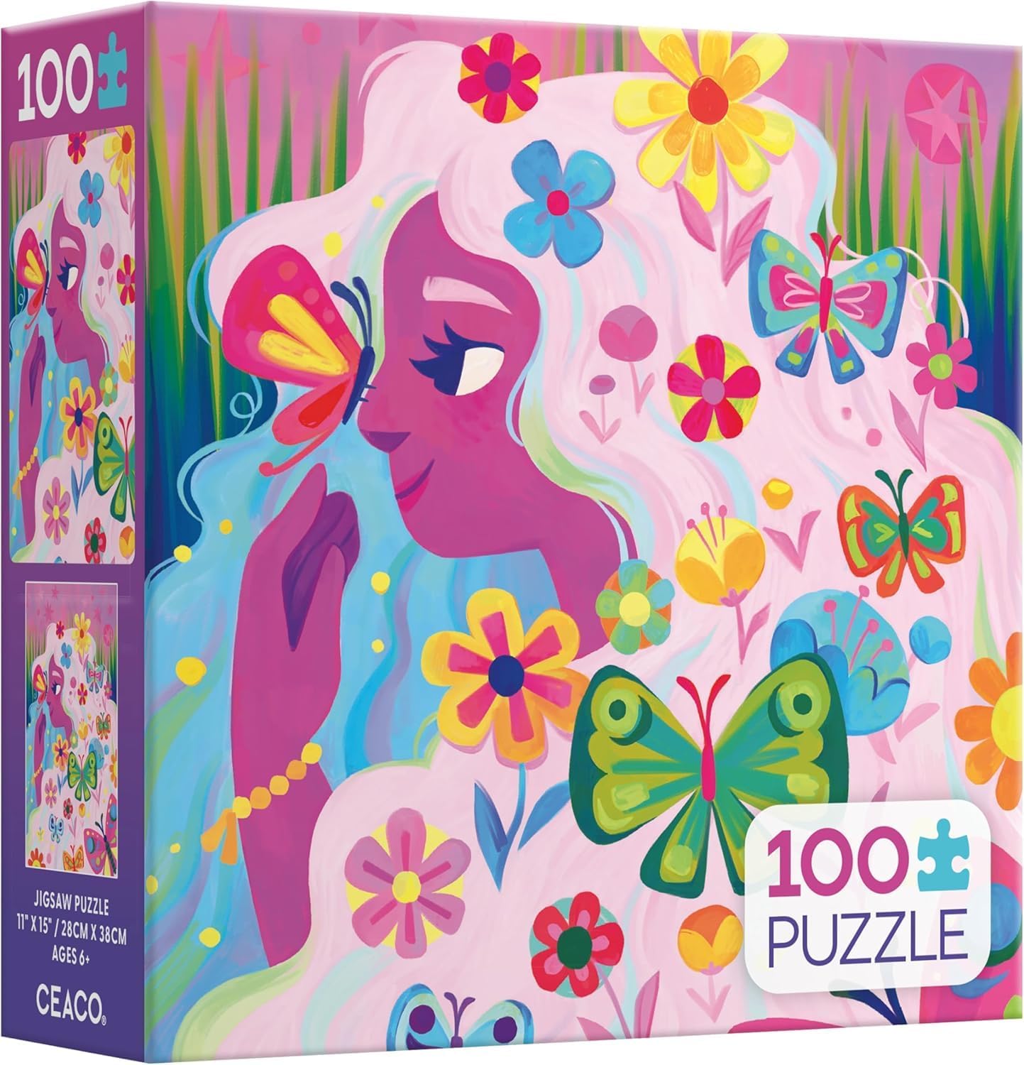 Amazon.com: Ceaco - Kid Colors - 100 Piece Jigsaw Puzzle : Toys & Games