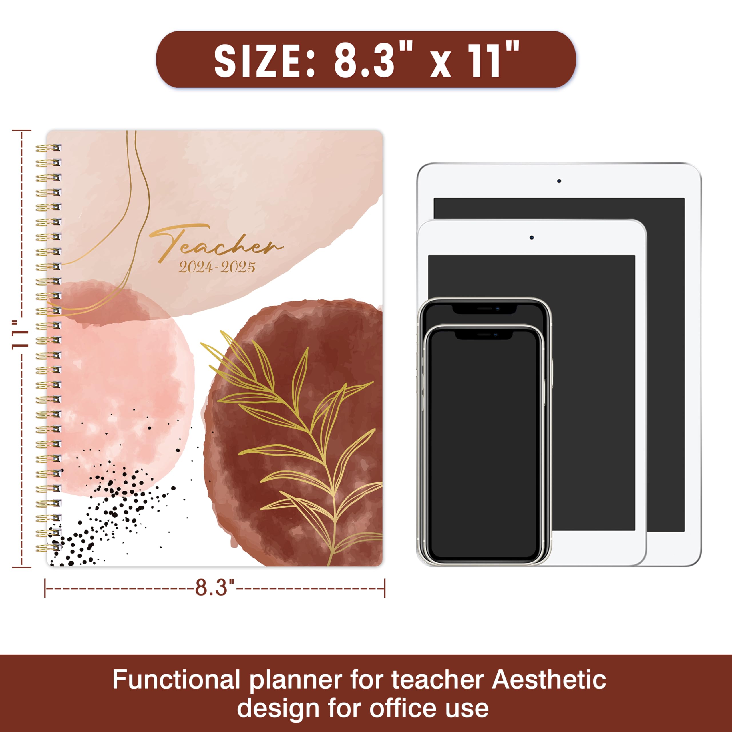 Snapklik.com : 2024-2025 Teacher Planner - Lesson Planner From July ...