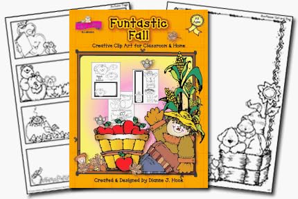 Amazon.com: Carson-Dellosa Funtastic Fall Clip Art Book : Toys & Games
