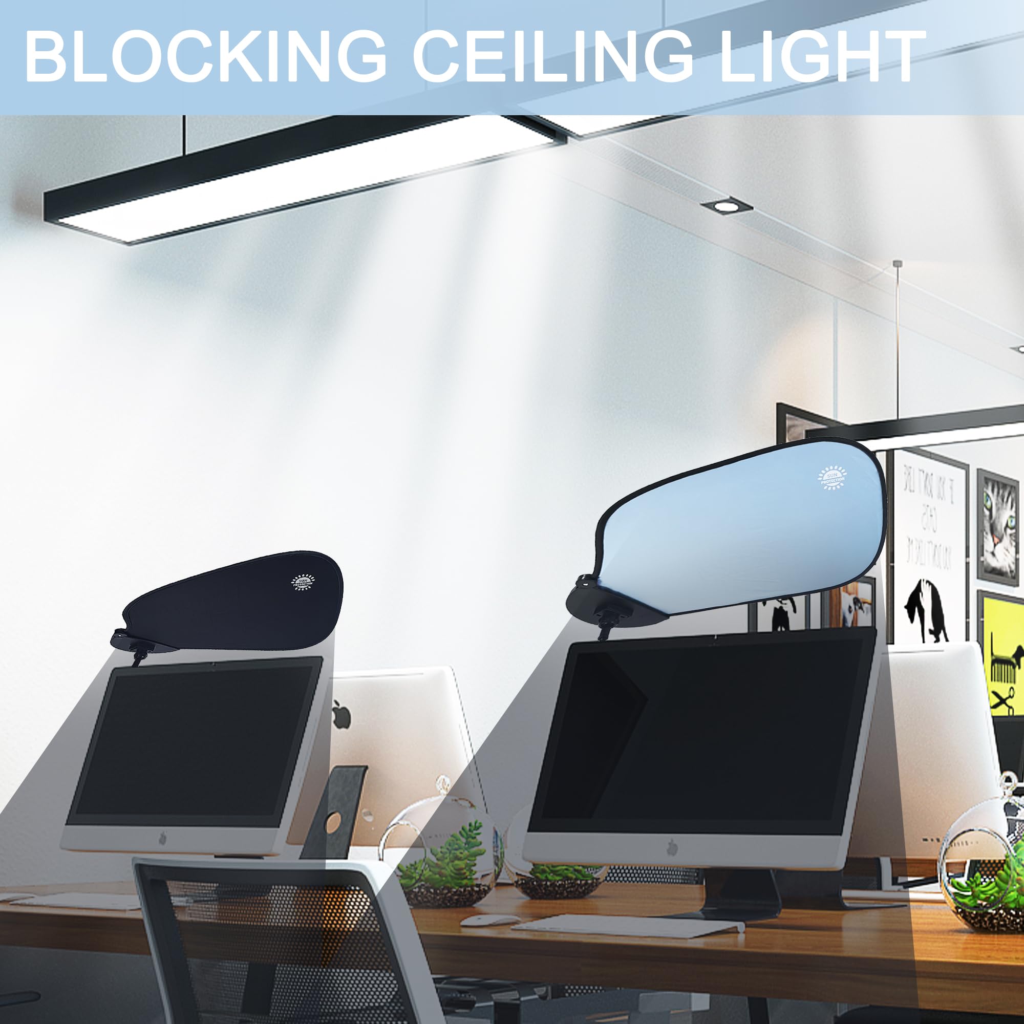 Snapklik.com : Office Cubicle Shade Desk Shade, Adjustable Cubicle ...