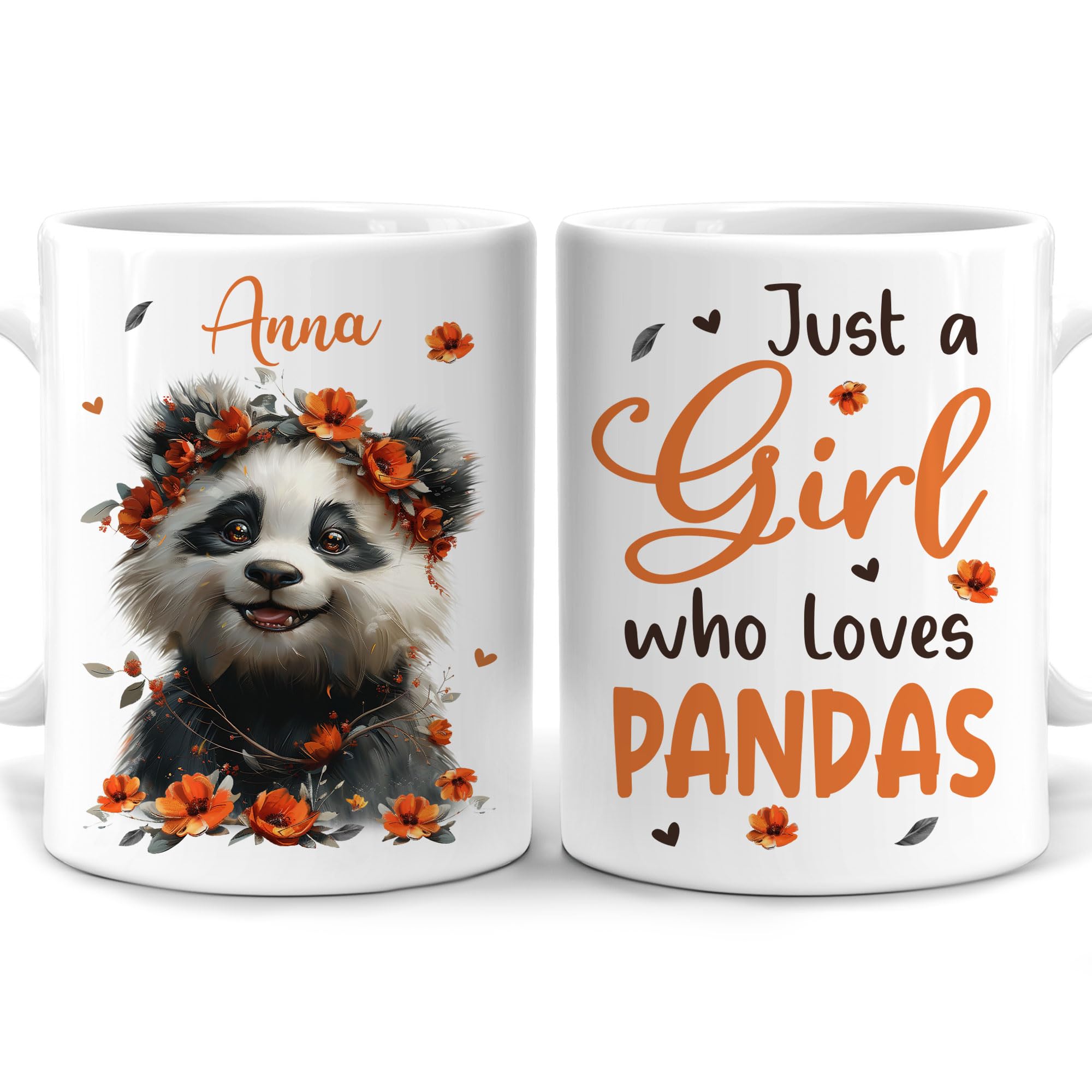 Amazon.com: Hyturtle Personalized Cute Panda Coffee Mug - Gift For ...