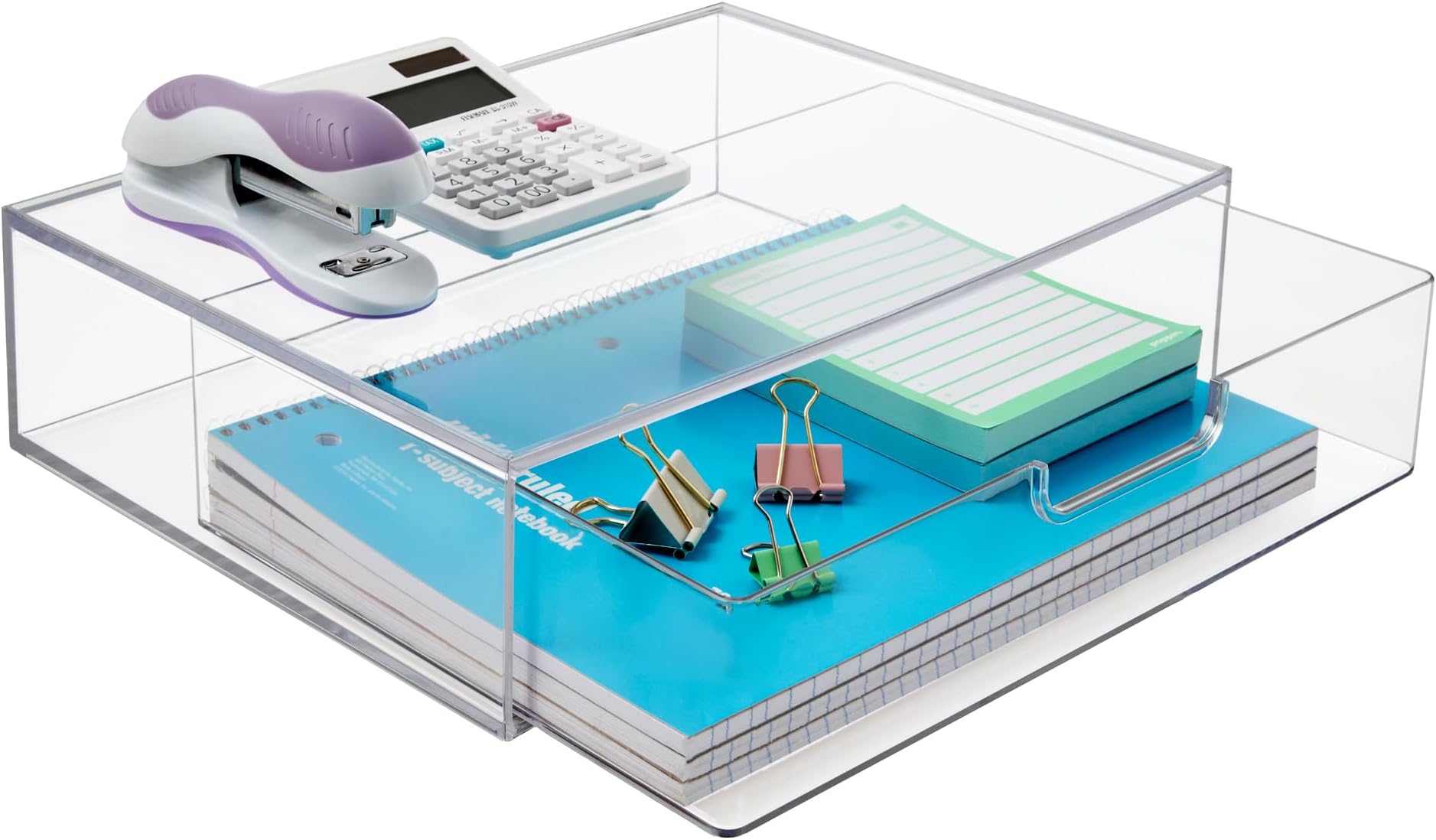 Amazon.com: Cutora Acrylic Desk Organizers and Accessories Clear File ...