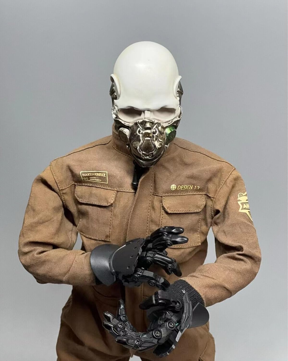 Amazon.com: diyitoy 1:6 Scale Soldier Black Robotic Arm Type Model ...
