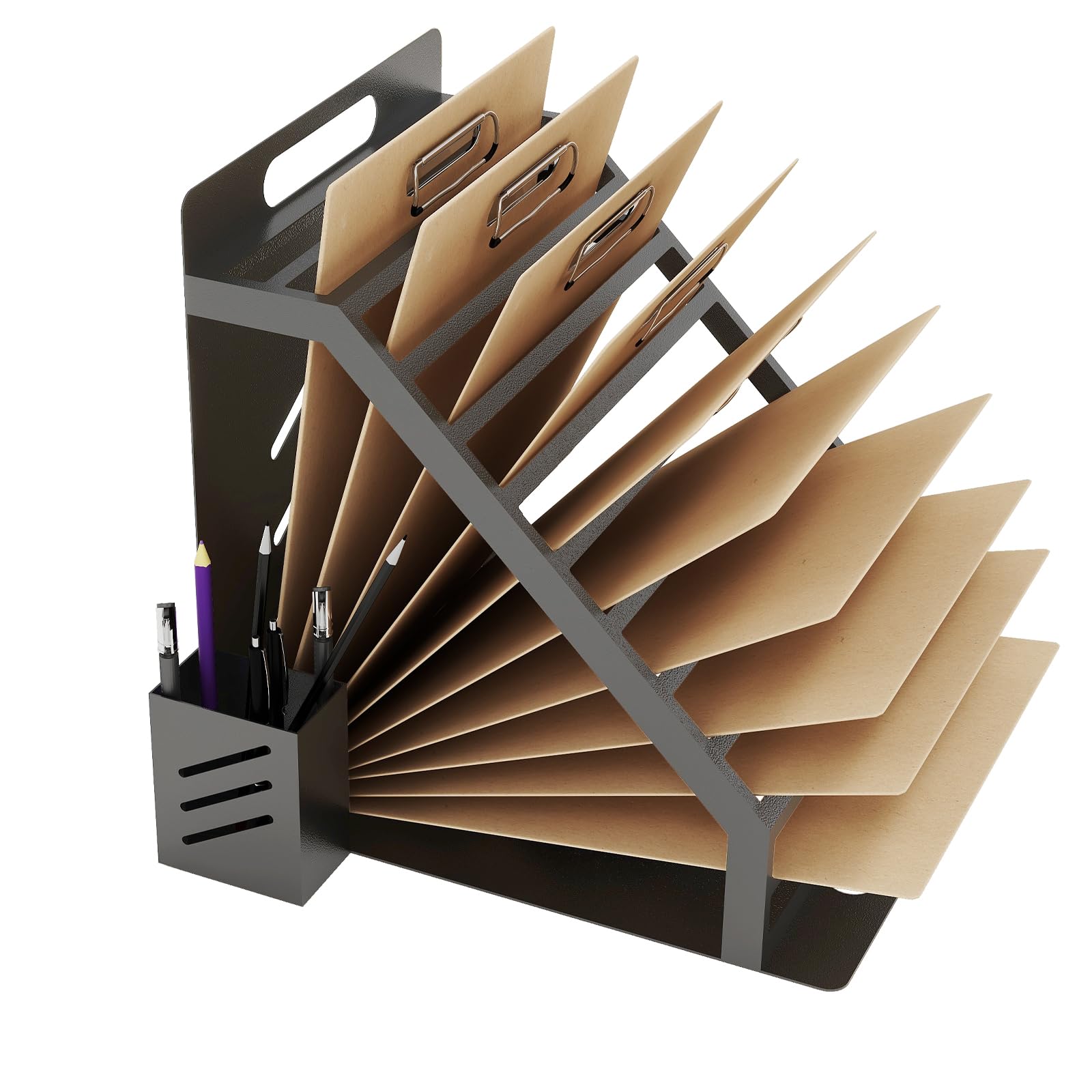 Amazon.com : KLJKPA Metal Clipboard Holder, Clipboard Organizer with ...