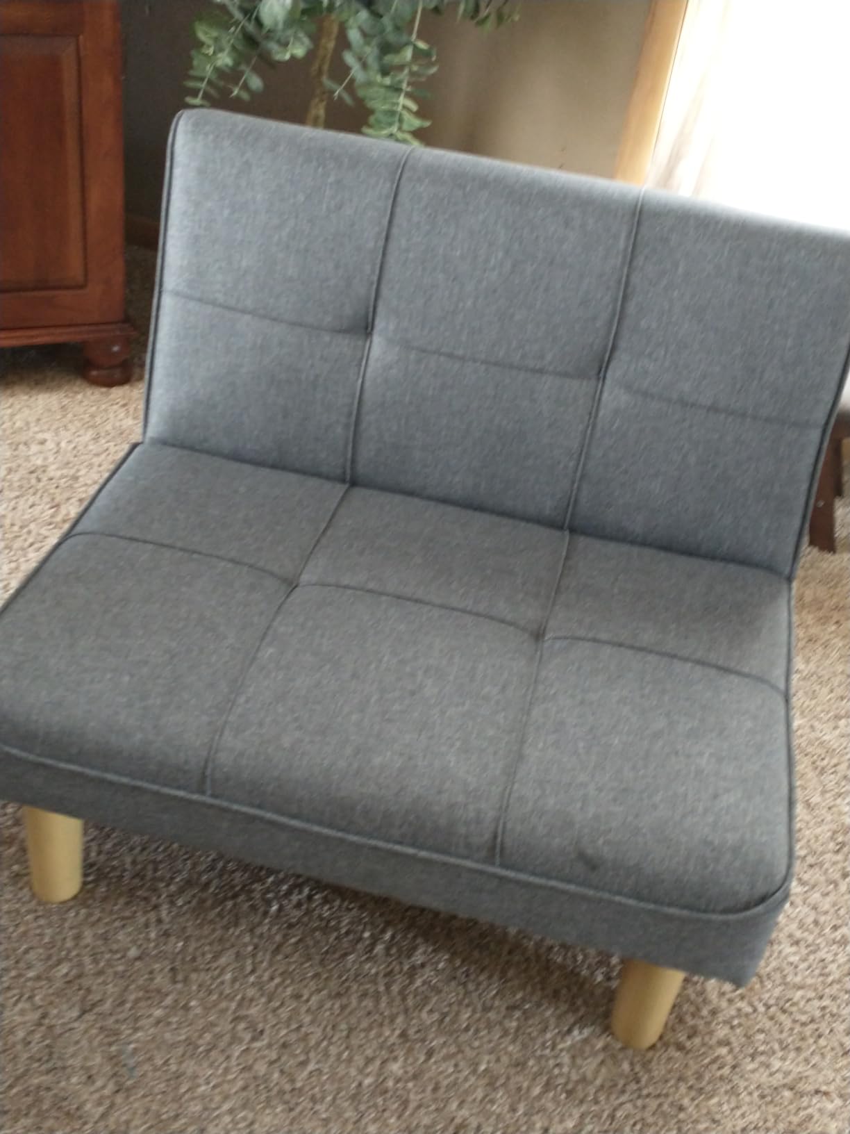 $20/mo - Finance KAIRUITUCH Small Sofa Futon Couch, Upholstered ...
